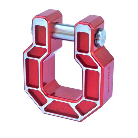 Royal Hooks Jeep Gladiator Aluminum Royal Show Shackles; Red Milled RHO ...