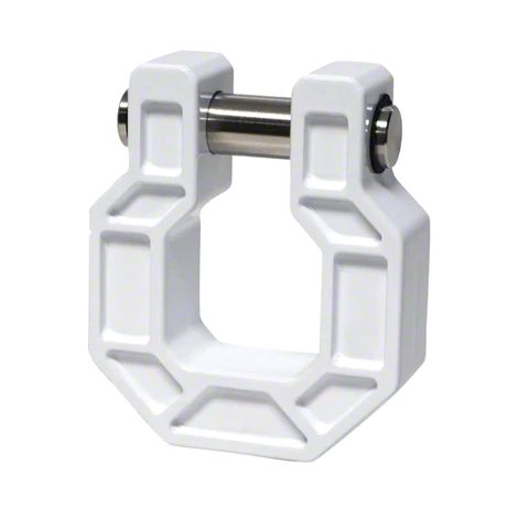 Royal Hooks Jeep Gladiator Aluminum Royal Show Shackles; White RHO ...