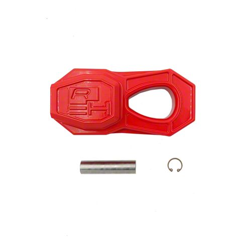 Royal Hooks Jeep Wrangler Billet Aluminum Winch Shackle; Red RHO-12039 ...