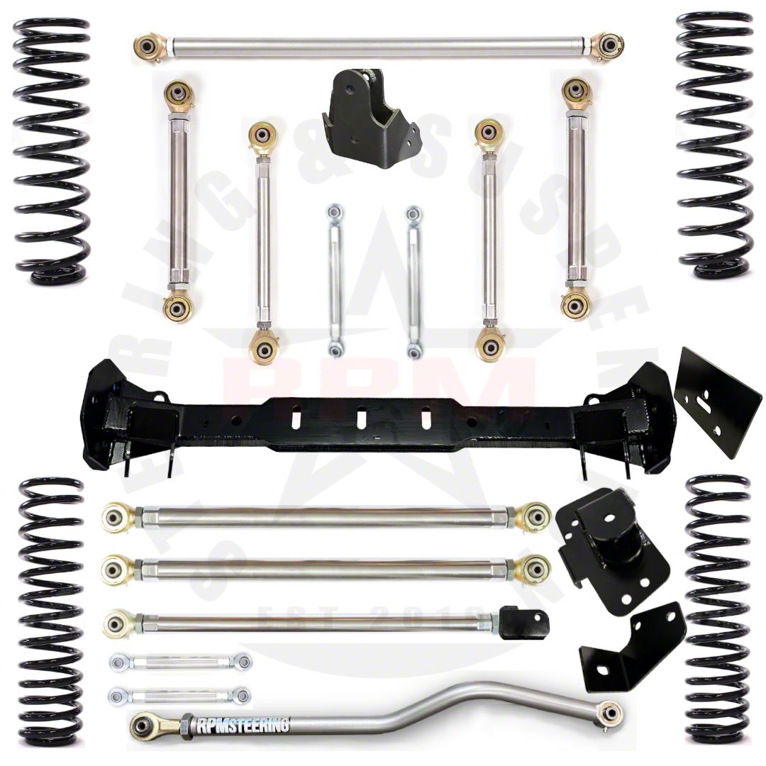 RPM Steering Jeep Gladiator 3-Inch Ultimate Aluminum Hybrid Suspension ...