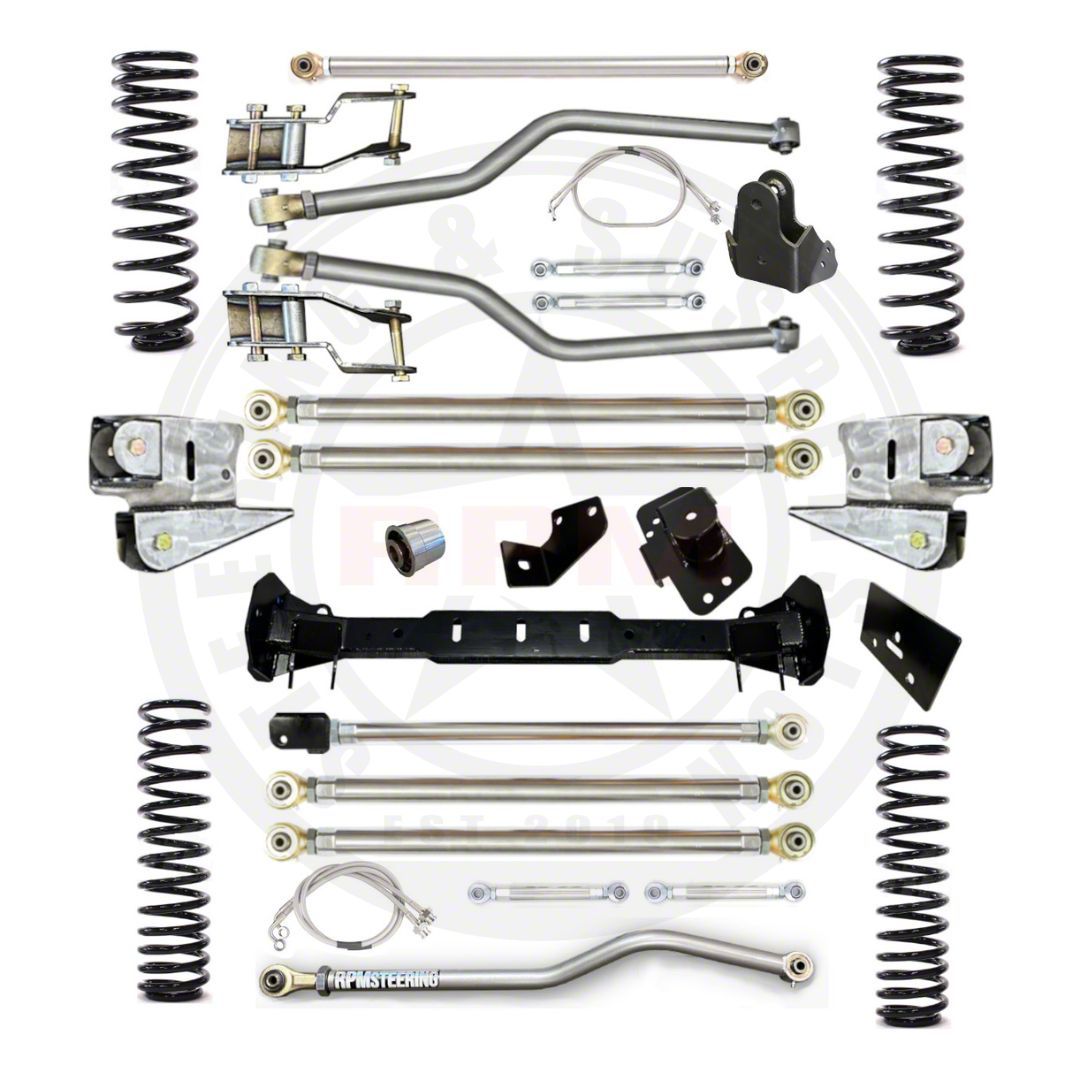 RPM Steering Jeep Gladiator 3-Inch Ultimate Aluminum Long Arm ...