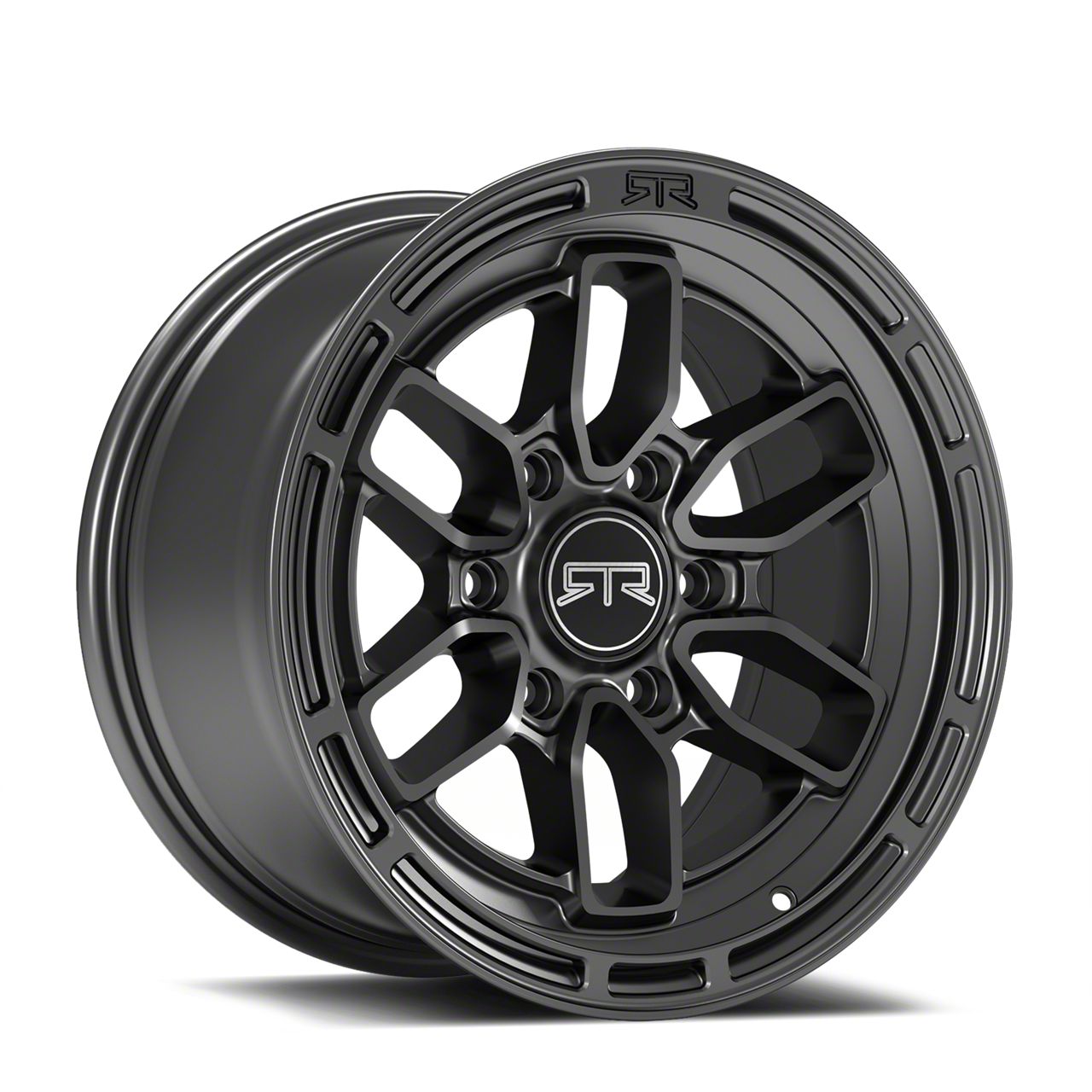 RTR Bronco EVO 6 Satin Charcoal 6-Lug Wheel; 18x9; 18mm Offset 951SC ...
