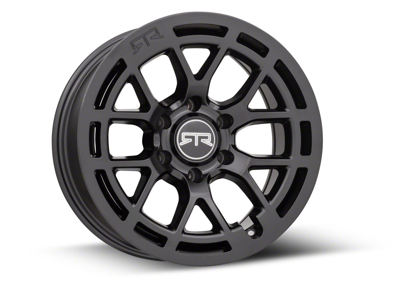 RTR Bronco Tech 6 Satin Black 6-Lug Wheel; 17x9; 18mm Offset 950SB ...