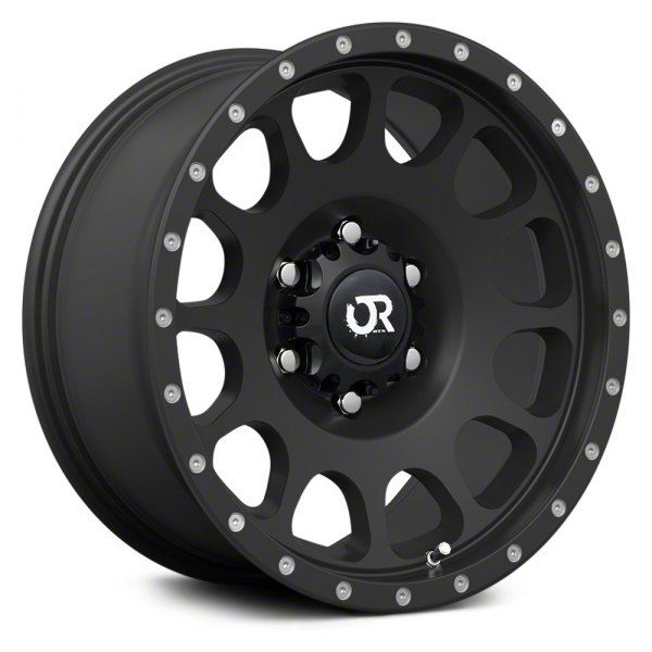 RTX Offroad Wheels Titan Baja Satin Black with Milled Rivets 6-Lug ...
