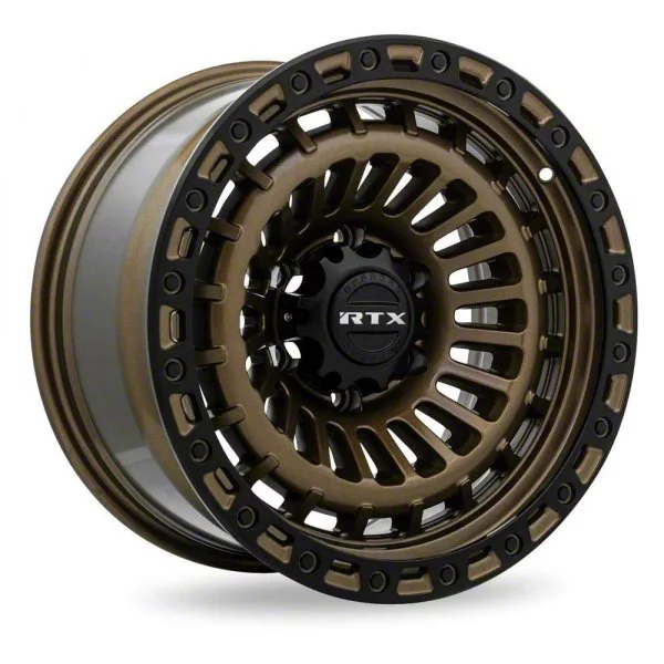 RTX Offroad Wheels Tacoma Moab Bronze with Satin Black Lip 6-Lug Wheel ...