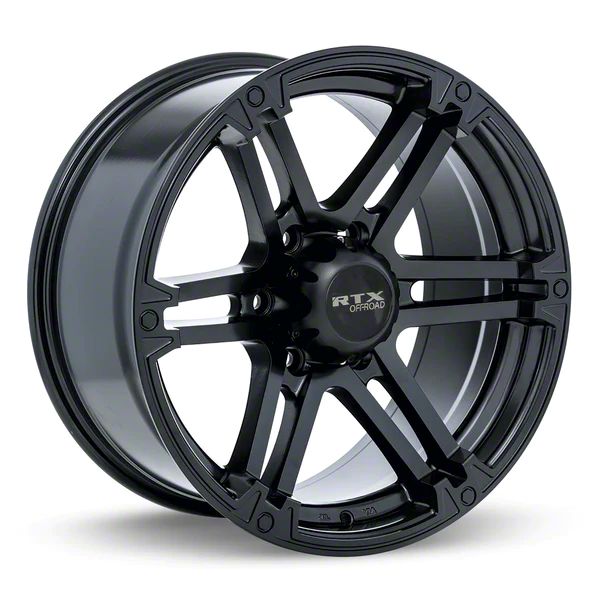 RTX Offroad Wheels Bronco Slate Satin Black 6-Lug Wheel; 17x8; 25mm ...