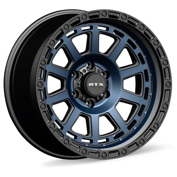RTX Offroad Wheels Tacoma Titan Midnight Blue with Black Lip 6-Lug ...