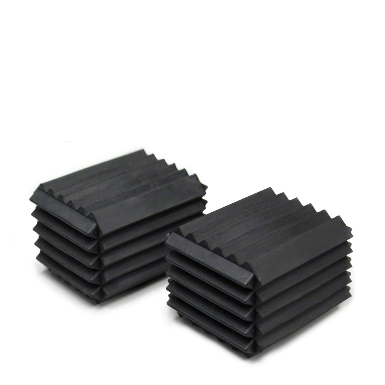 RubberShox Tacoma Rubber Block Coil Spring Boosters; 3.50-Inch x 2.50 ...