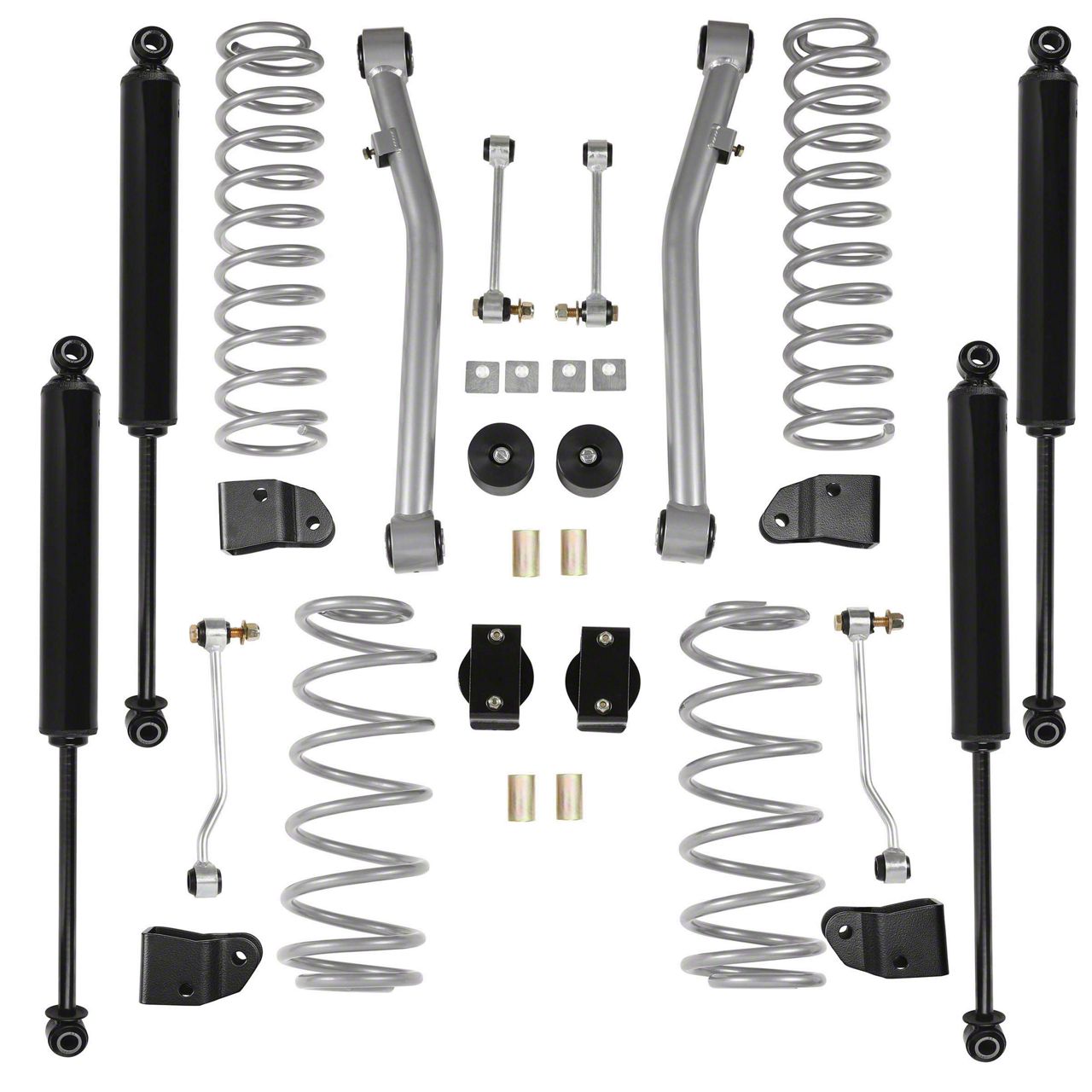 Rubicon Express Jeep Wrangler 2.50-Inch Super-Ride Suspension Lift Kit ...