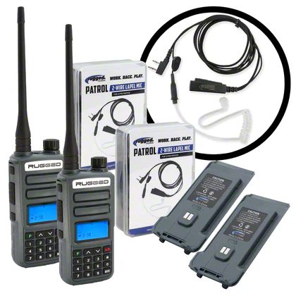 Rugged Radios Universal XT Great Outdoors Pack RUGGED-OUTDOOR-PACK ...