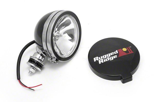 Rugged Ridge Tacoma 6-Inch Round Halogen Fog Light; Single 15207.01 ...