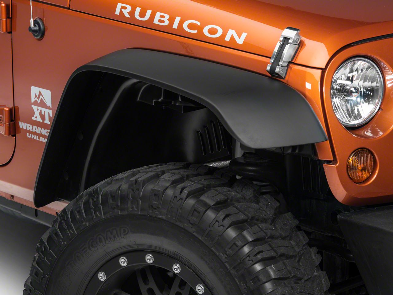 Rugged Ridge Jeep Wrangler A/T Flat Fender Flares 11620.10 (07-18 Jeep ...
