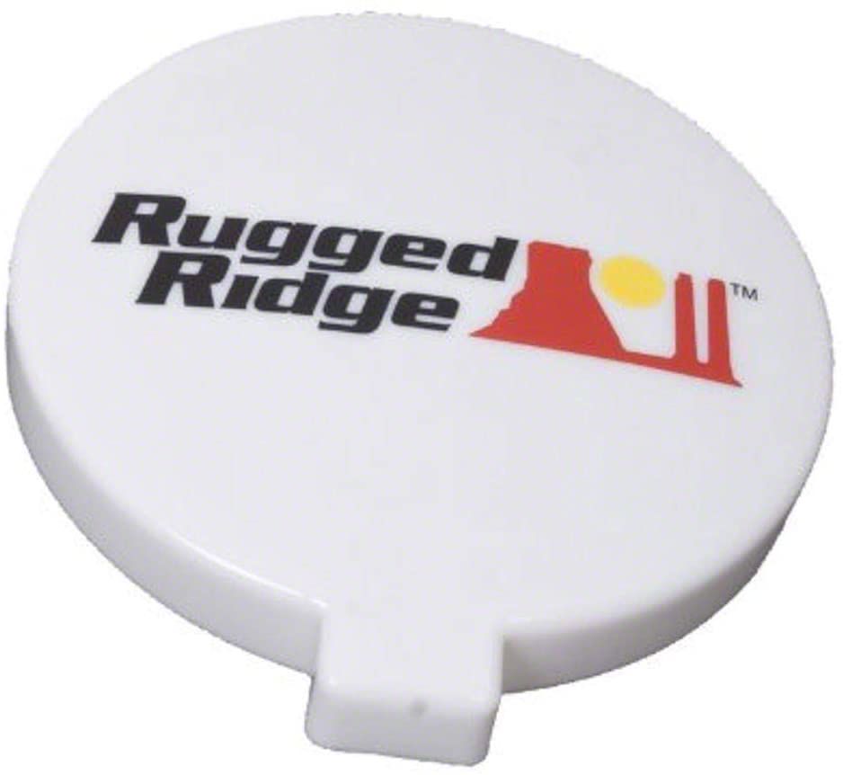 Rugged Ridge Bronco 6-Inch HID Off-Road Light Cover; White 15210.54 ...