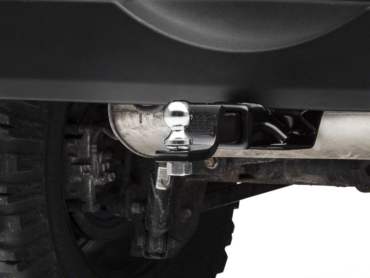 Rugged Ridge Jeep Wrangler Hitch Kit w/ 2 in. Ball 11580.54 (07-18 Jeep ...