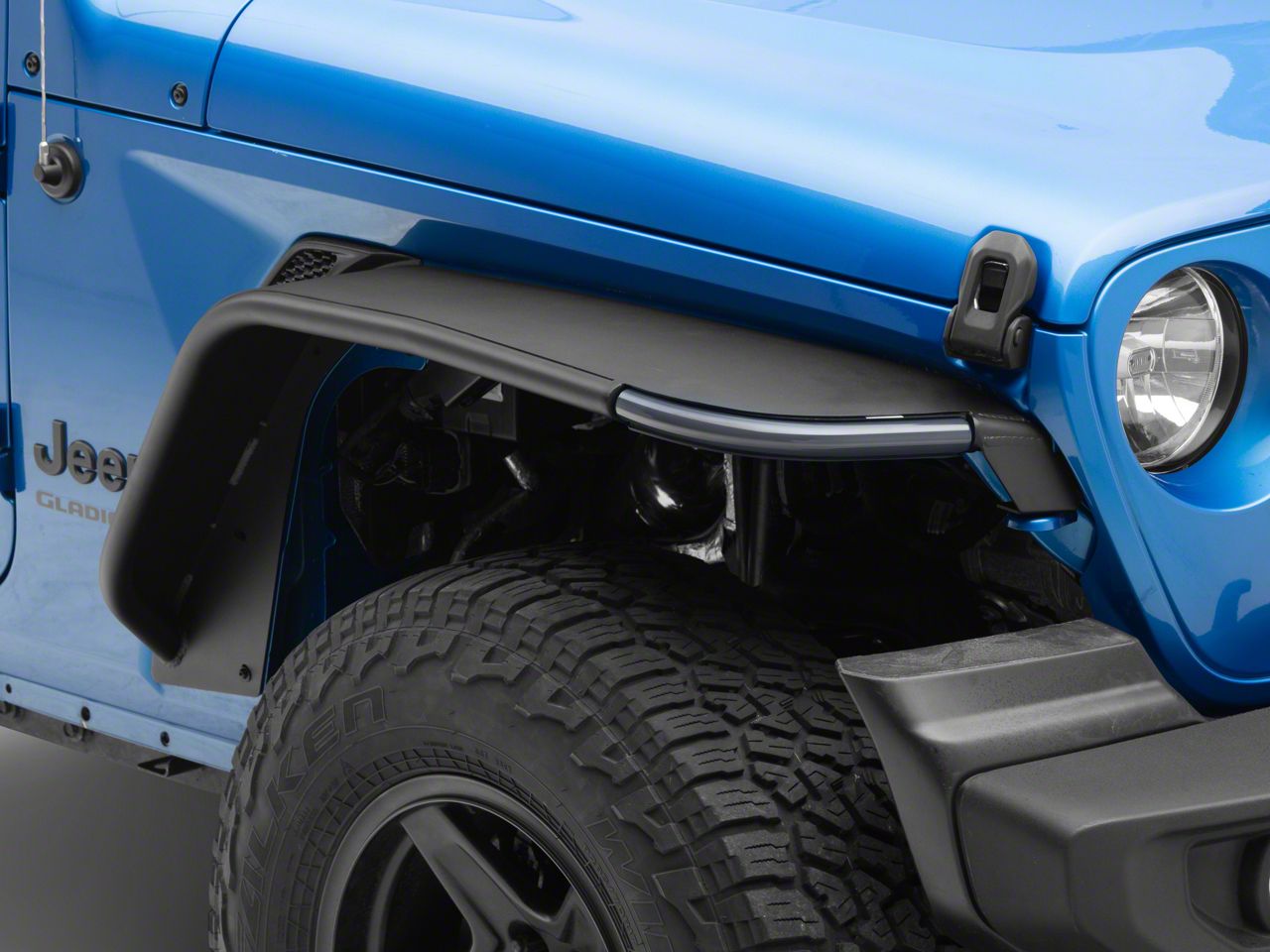 Rugged Ridge Jeep Gladiator Metal Max Fender Flares; Front 11641.13 (20 ...
