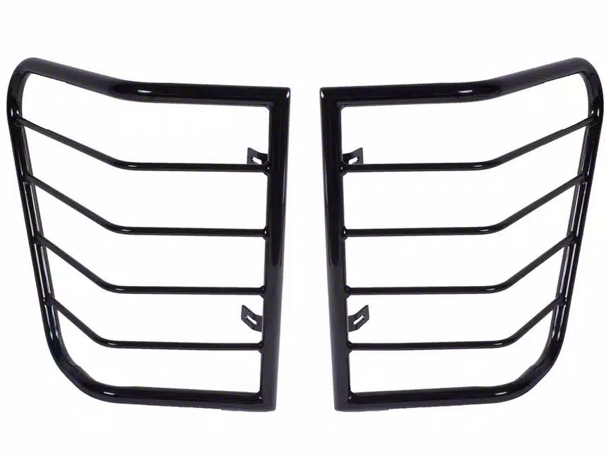 Rugged Ridge Jeep Grand Cherokee Euro Tail Light Guards; Black 11226.21 ...