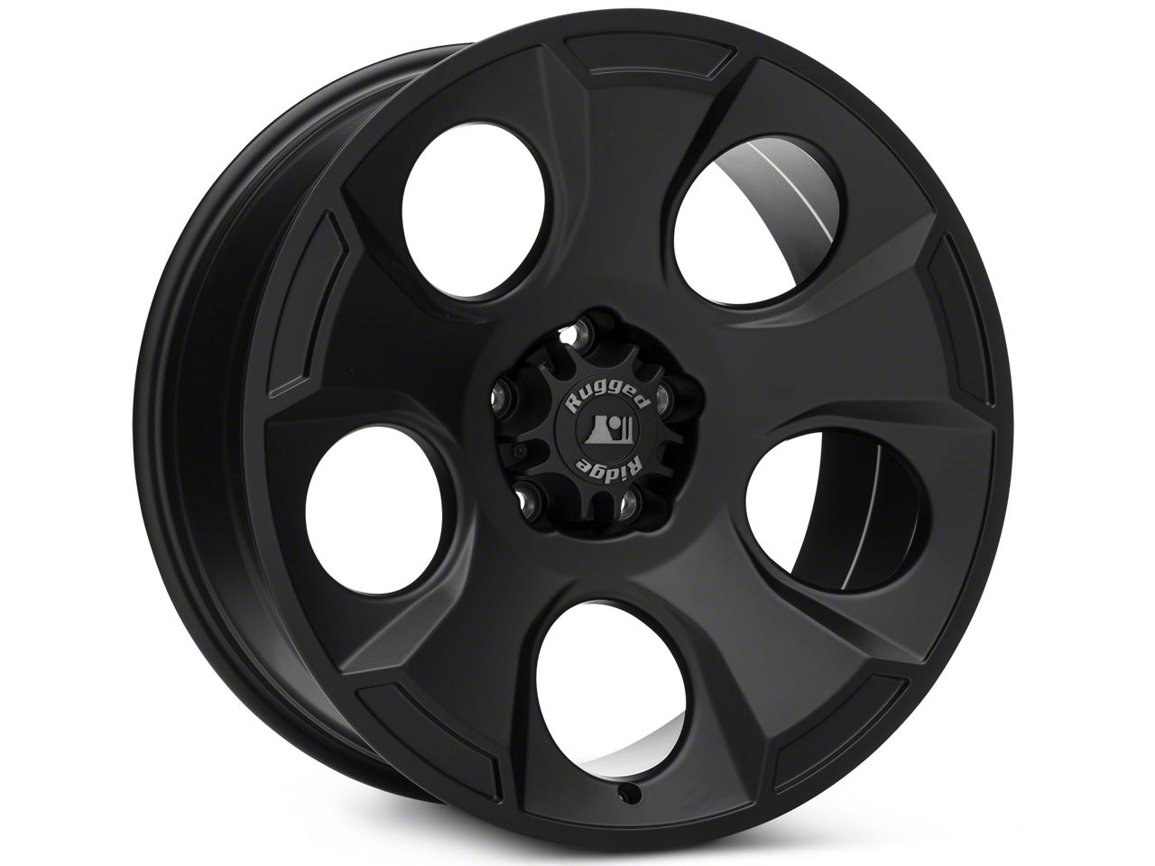 Rugged Ridge Jeep Grand Cherokee Drakon Satin Black Wheel; 20x9; -12mm ...