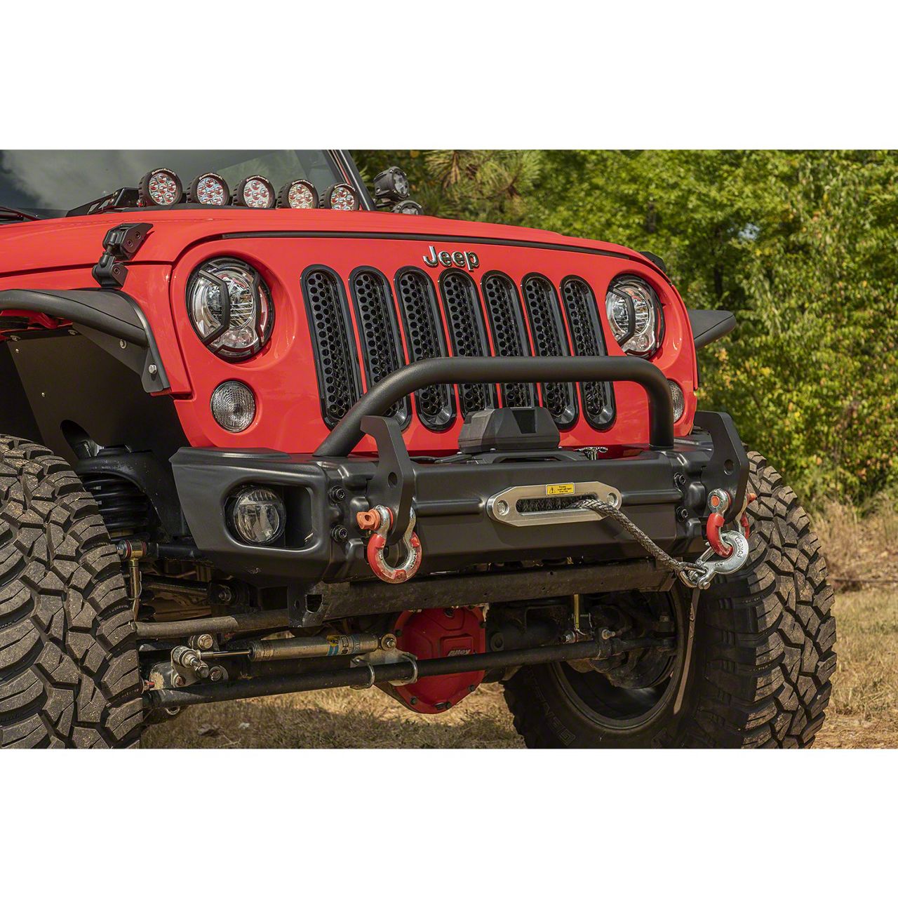 Rugged Ridge Jeep Wrangler Arcus Front Bumper Tube Over-Rider Hoop ...