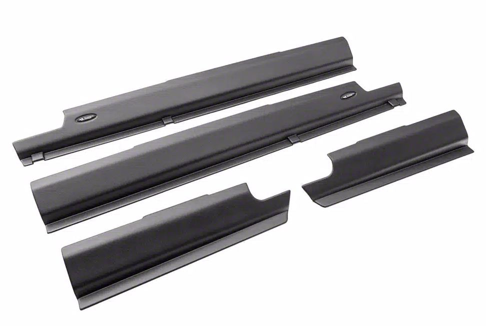 Rugged Ridge Jeep Wrangler Body Armor Rocker Guards; Black 11651.74 (18 ...