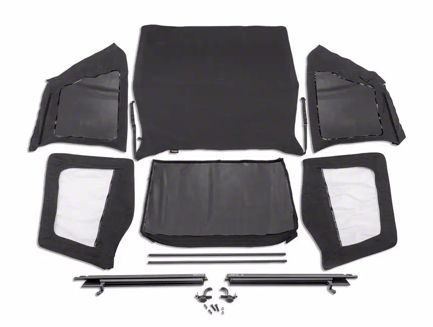 Rugged Ridge Jeep Wrangler Replacement Top with Tinted Windows without ...