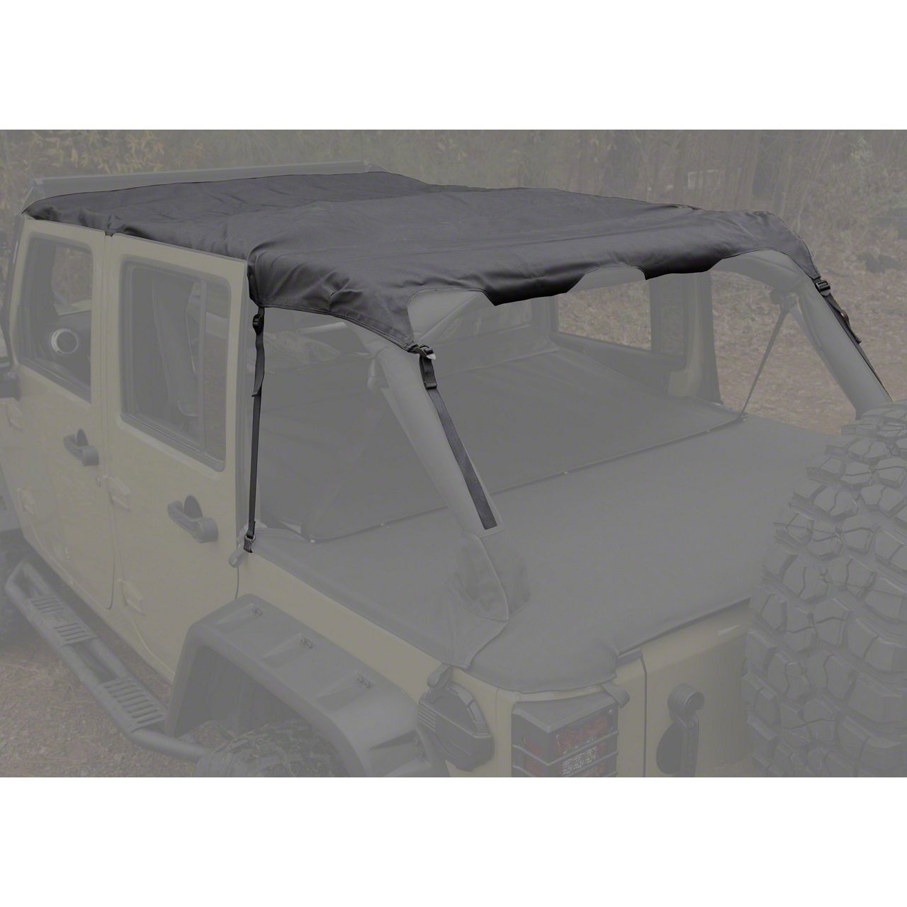 Rugged Ridge Jeep Wrangler Montana Pocket Island Topper; Black Diamond ...