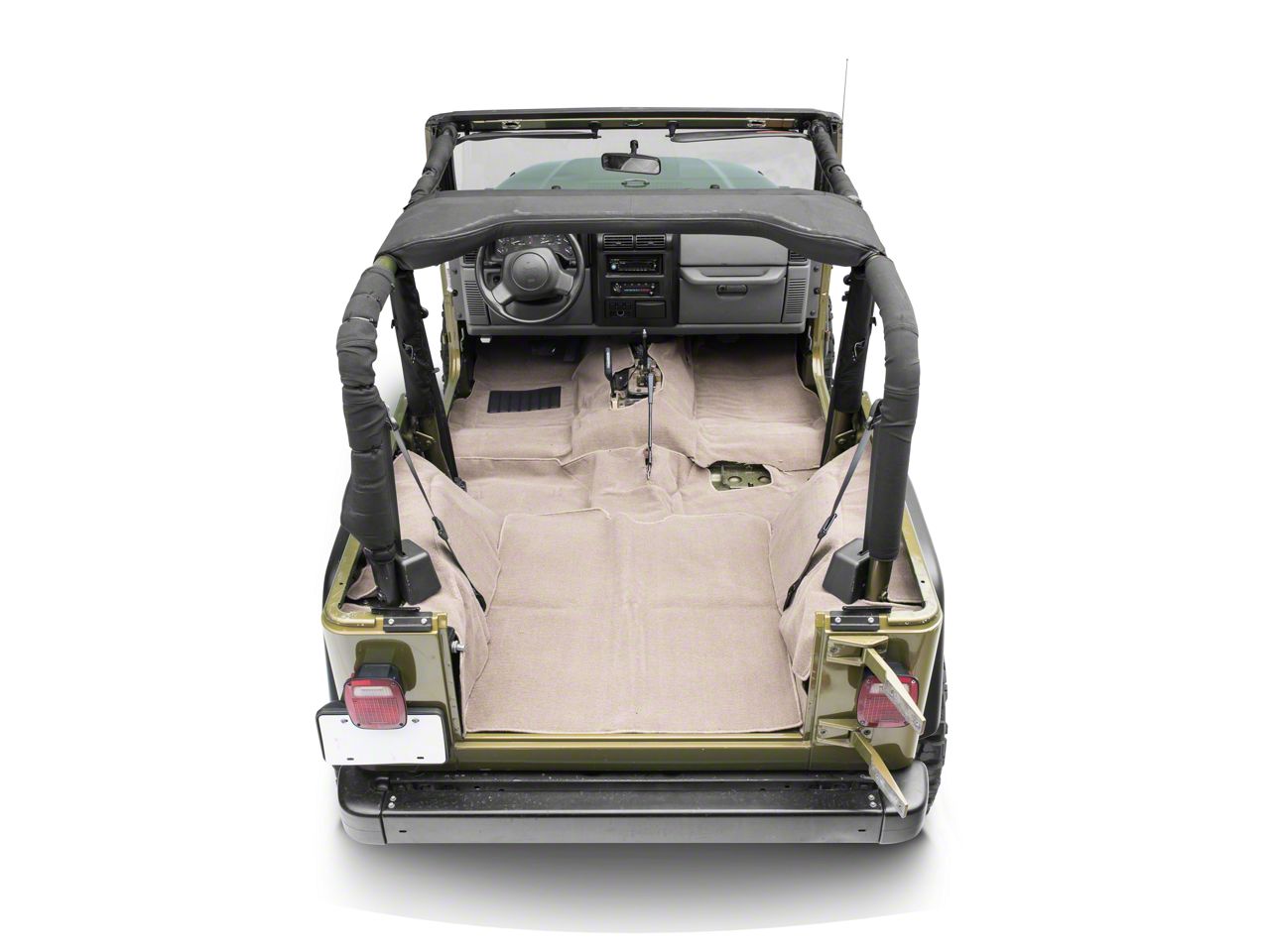 Rugged Ridge 13691.10 Deluxe Carpet Kit Honey 97 06 Jeep Wrangler TJ
