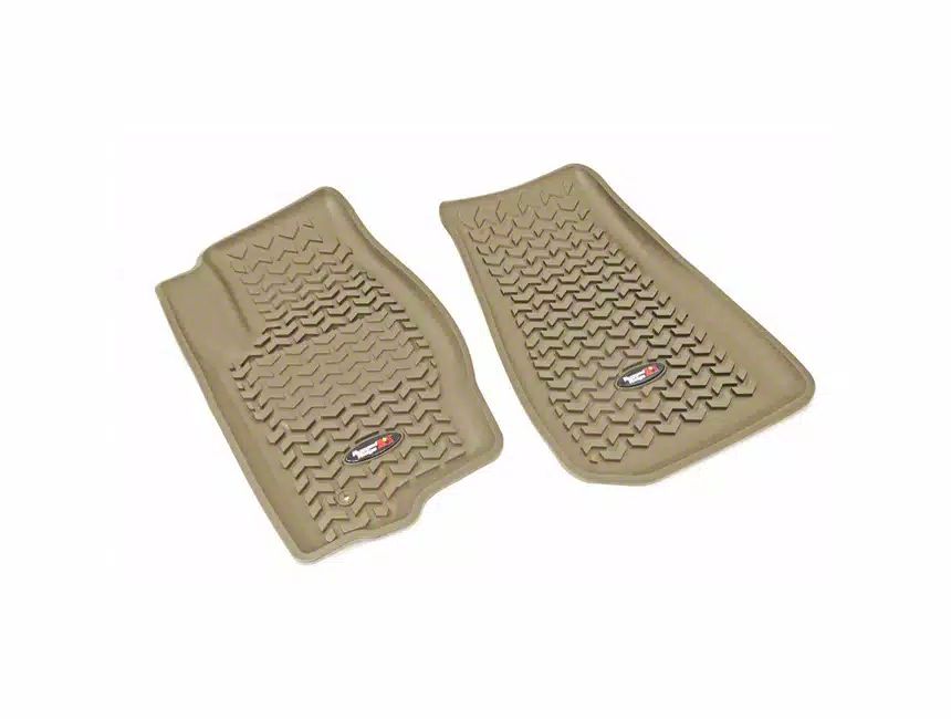 Rugged Ridge Titan All-Terrain Front Floor Mats; Tan 83905.20 (12-15 ...