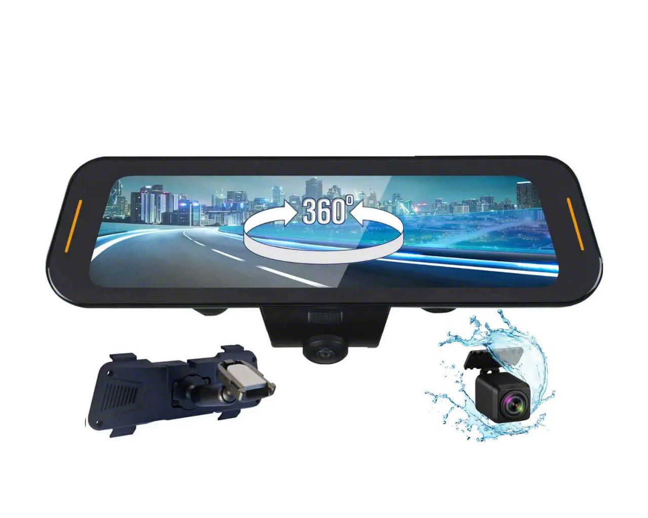 Rydeen Jeep Gladiator 360 Surround View Frameless Rearview Mirror with ...