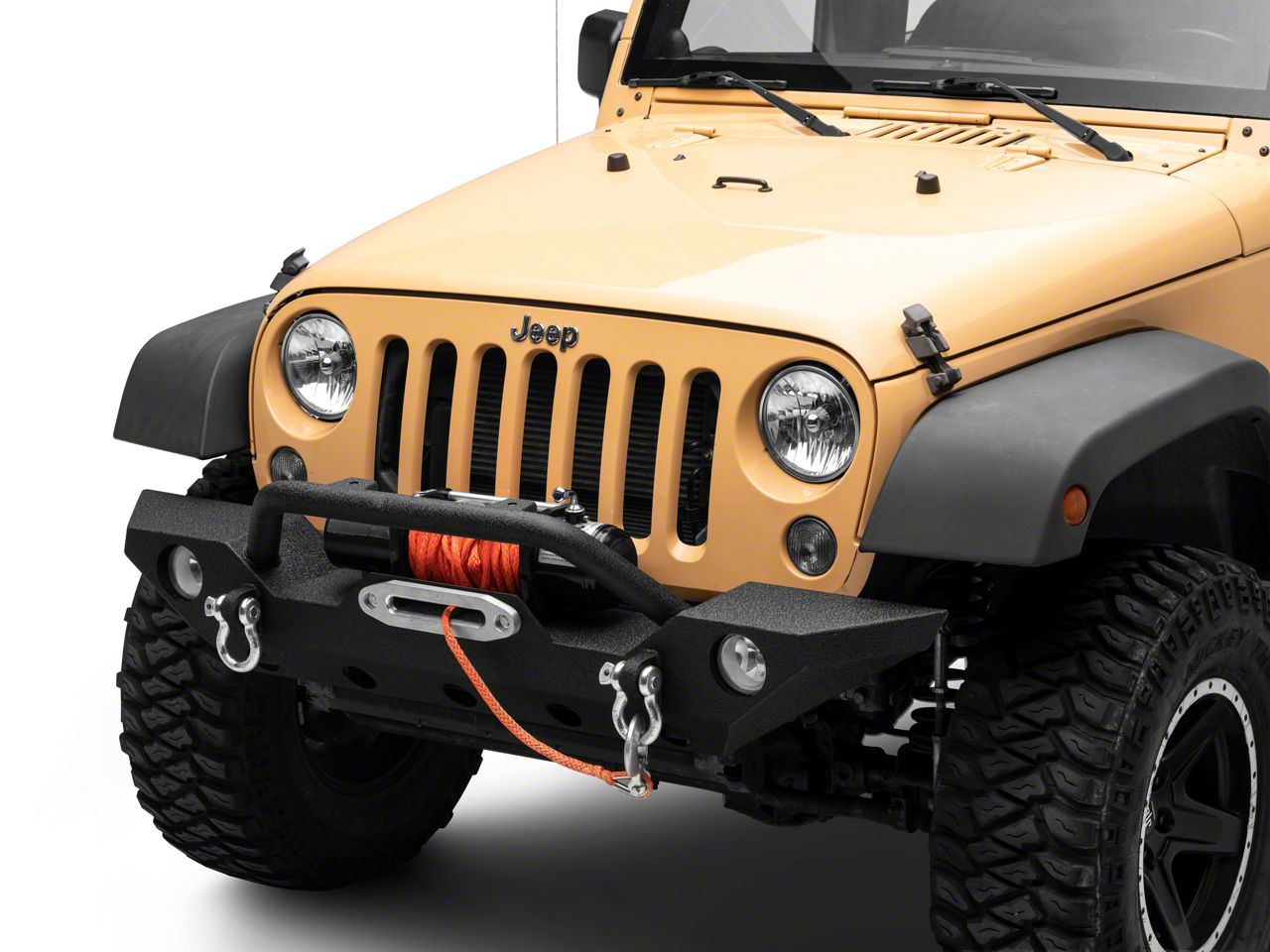 Jeep Wrangler Standard Width Front Bumper (18-24 Jeep Wrangler JL ...
