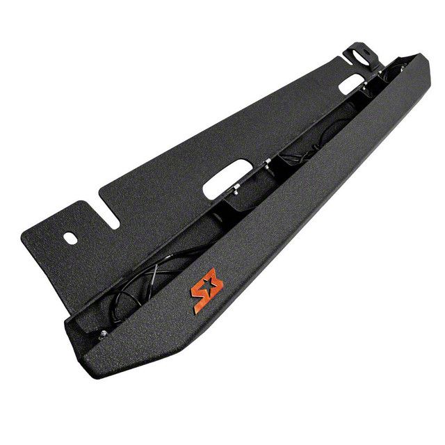 S3 Power Sports Jeep Wrangler Ambush Series Rock Sliders; Bare Metal ...