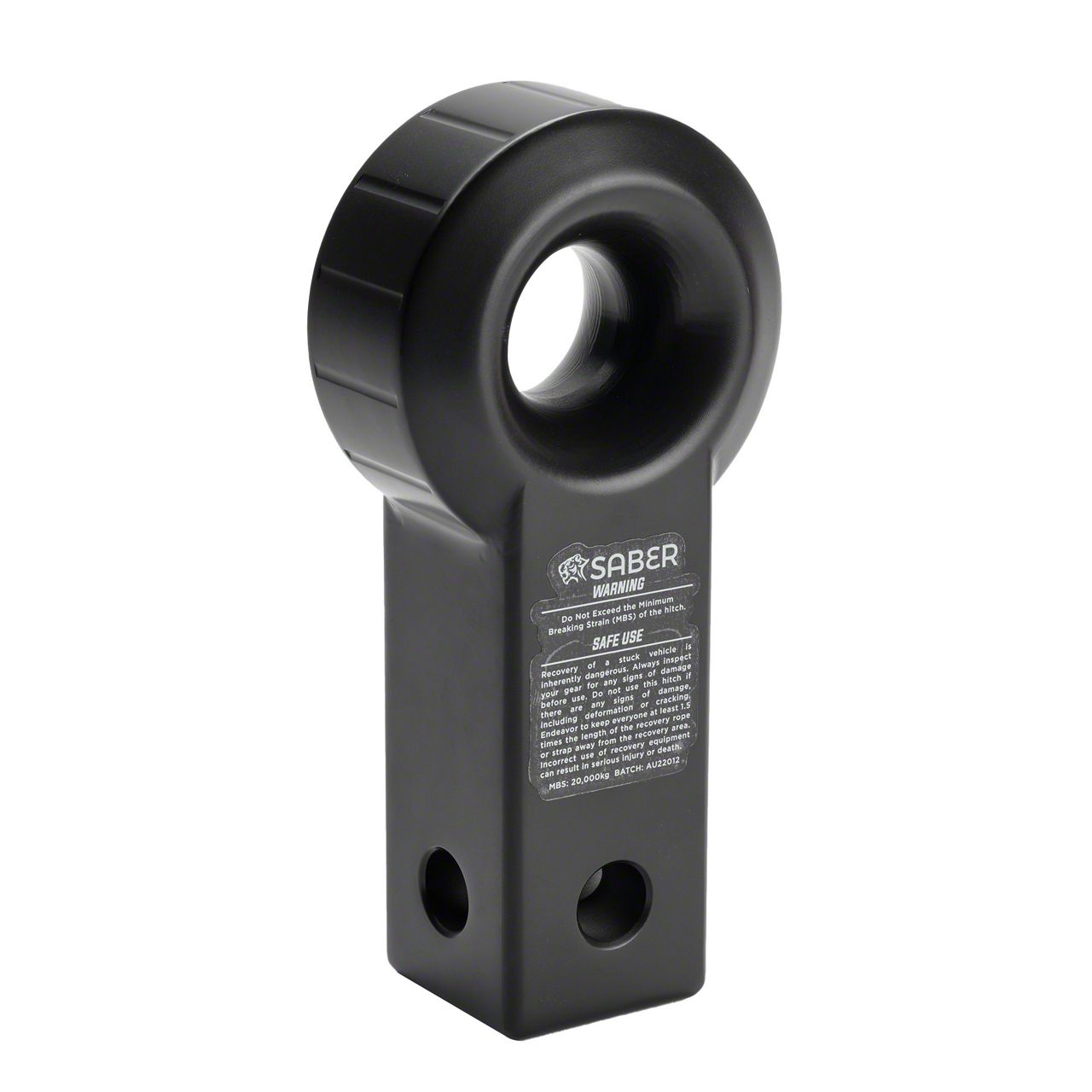 Saber Offroad Jeep Gladiator Aluminum Rope Friendly Recovery Hitch ...