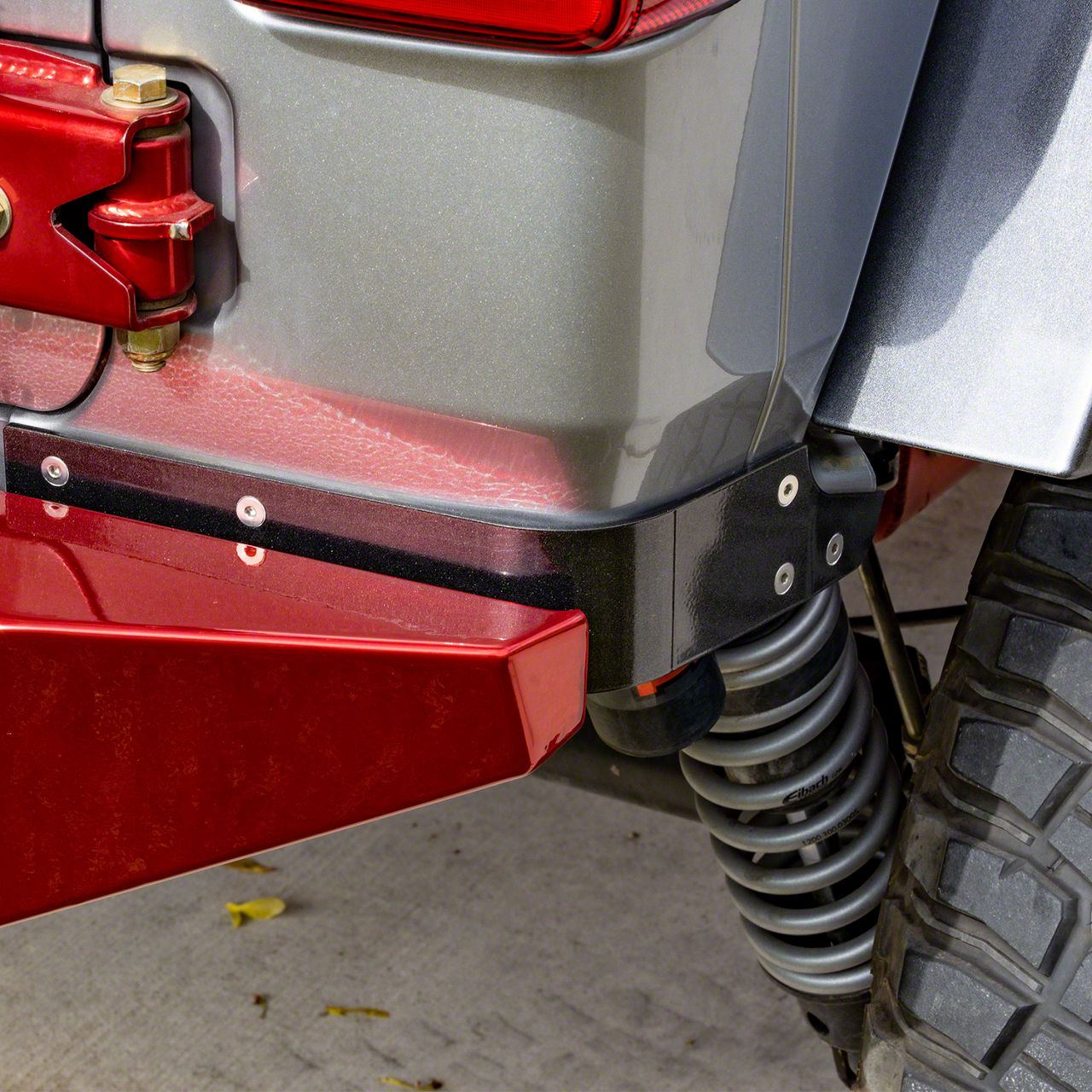 Savvy Offroad Jeep Wrangler Rear Trim and Corner Guard Kit; Raw SD0015 ...