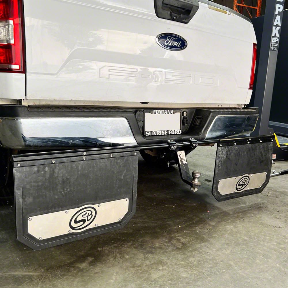 S&B Jeep Cherokee 2-Inch Receiver Hitch Mounted Mud Flaps 84-1000 ...