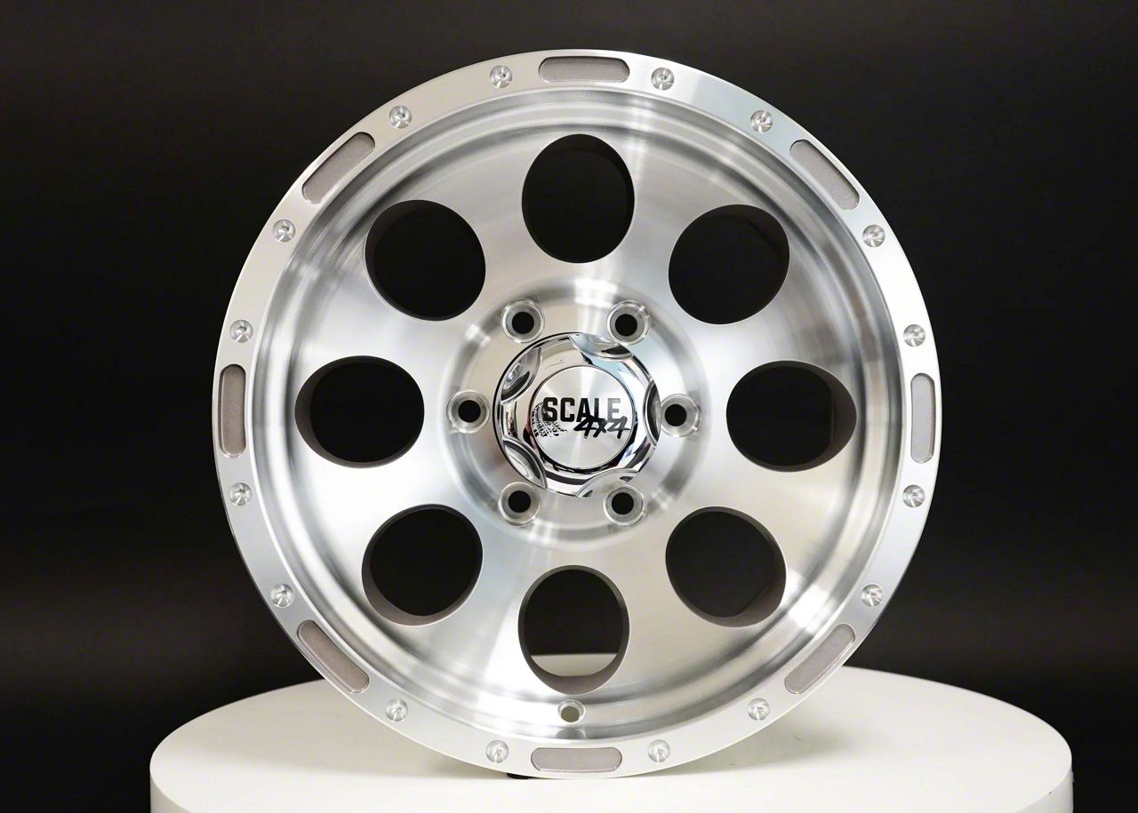 Scale 4x4 Wheels Bronco S52 Machined 6-Lug Wheel; 16x8; 0mm Offset S52 ...