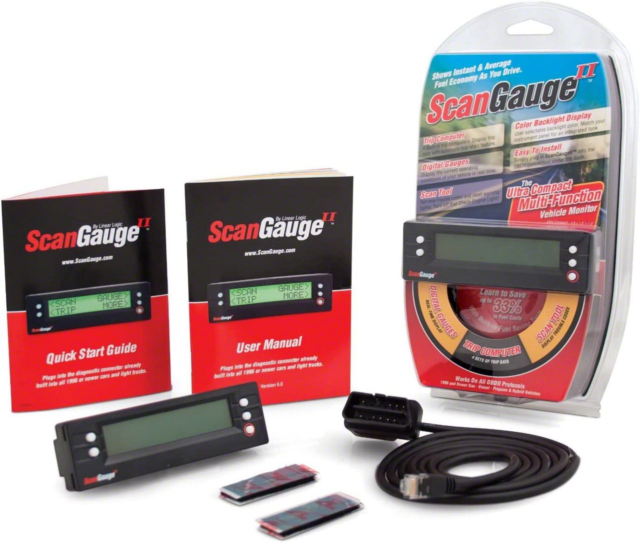 ScanGauge Toyota 4-Runner II OBDII Vehicle Monitor SG2 - Free Shipping
