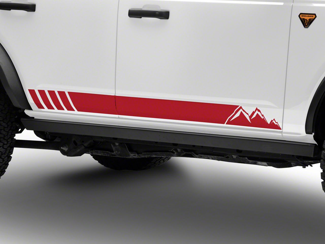 SEC10 Bronco Mountain Rocker Stripes: Red FB29277 (21-25 Bronco) - Free ...