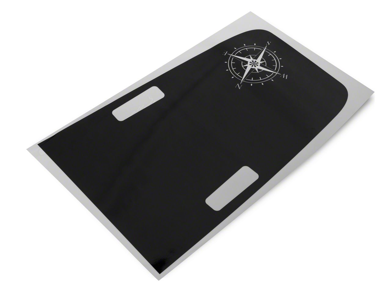 SEC10 Jeep Gladiator Compass Hood Decal; Matte Black J210186 (20-26 ...