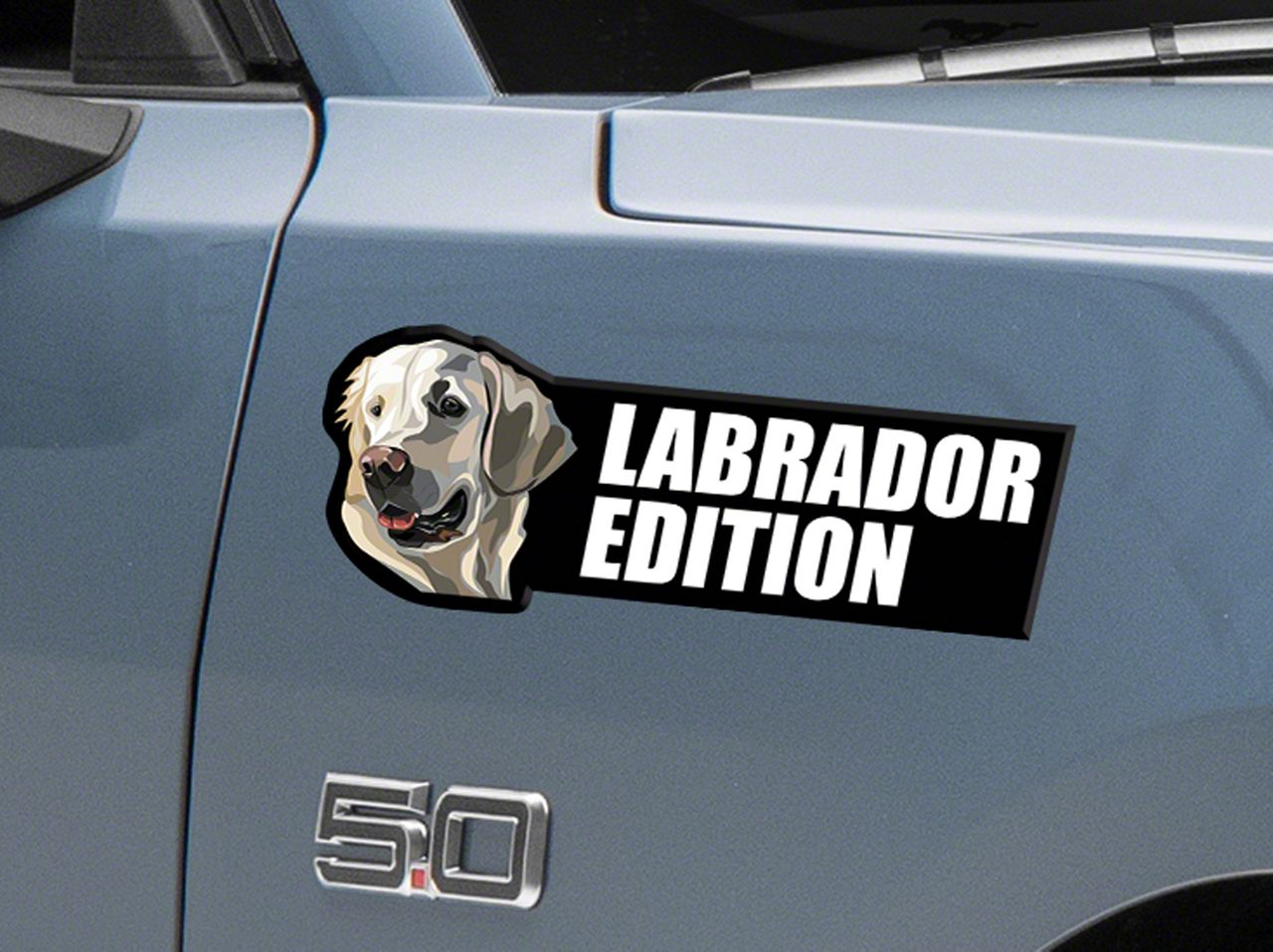 SEC10 Jeep Gladiator Domed Dog Breed Decal; Labrador Yellow 471834 ...