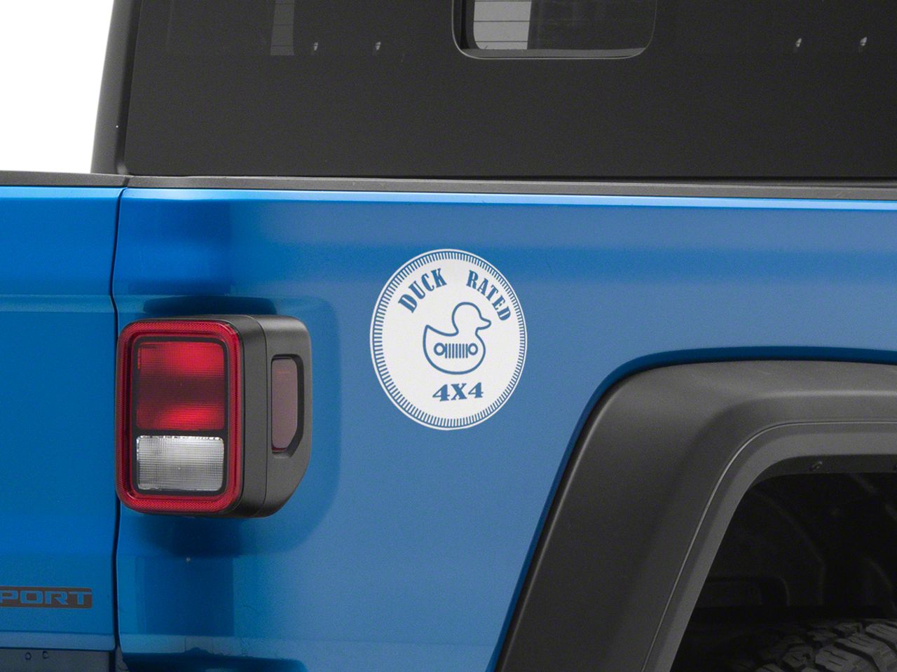 Mopar Licensed by SEC10 Jeep Gladiator Duck Rated Decal; White J237210 ...