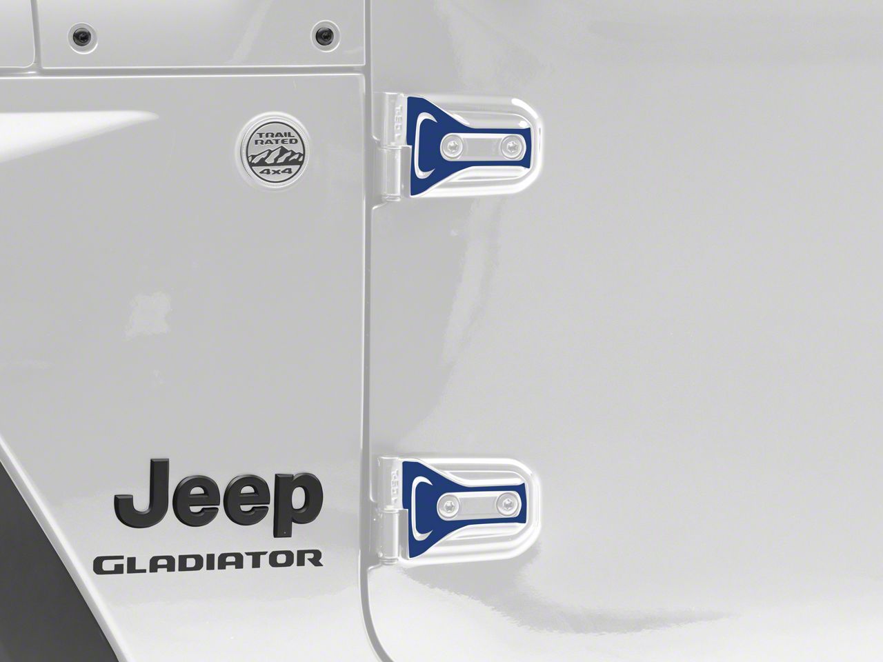 SEC10 Jeep Gladiator Hinge Accent Decal; Blue J194097 (20-25 Jeep ...