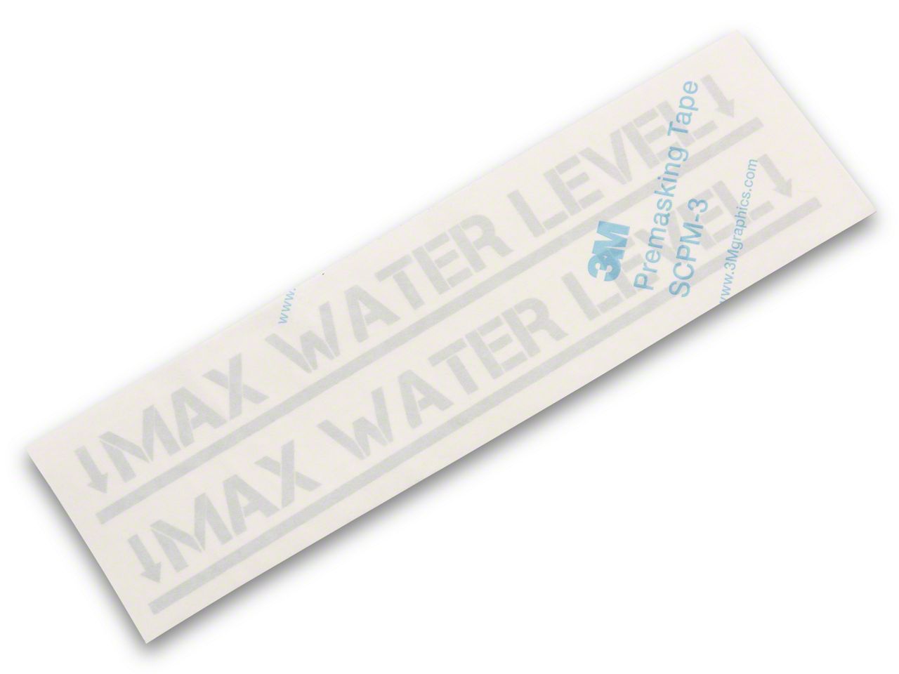 SEC10 Jeep Gladiator Max Water Level Decal; Silver J152427 - Free Shipping