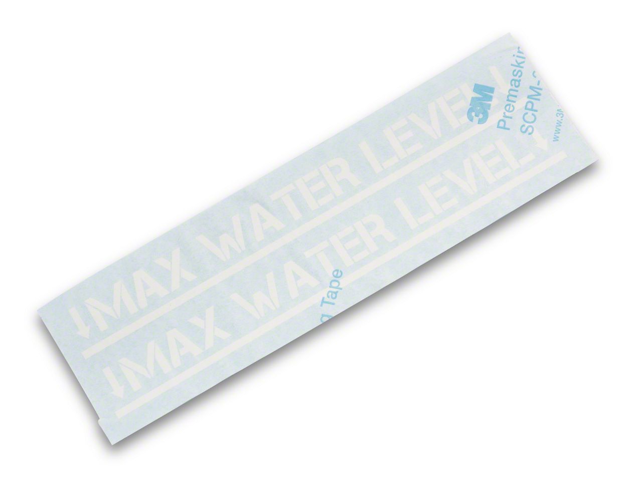 SEC10 Jeep Gladiator Max Water Level Decal; White J152428 - Free Shipping