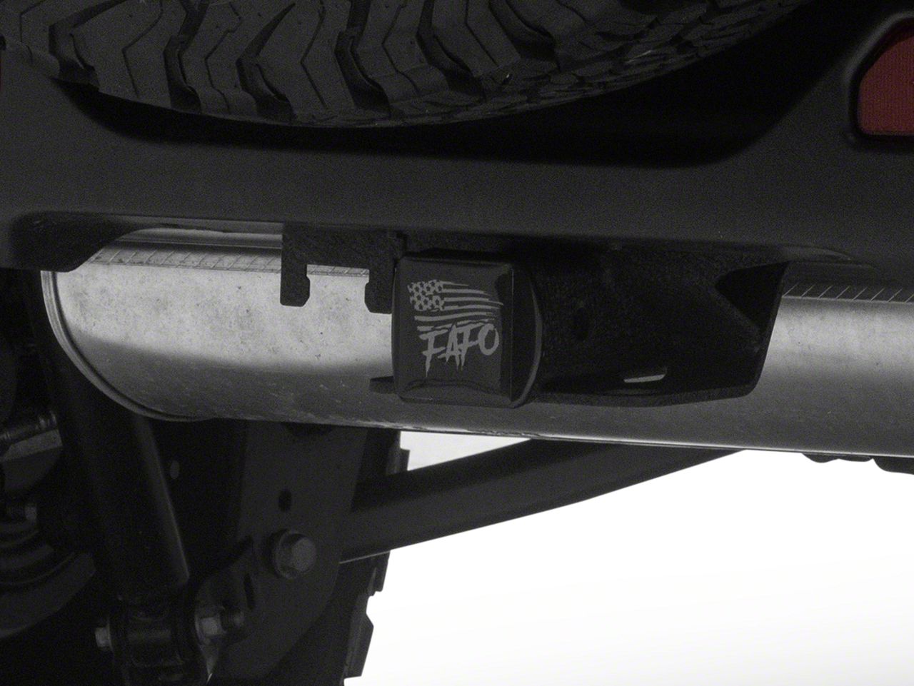 SEC10 Jeep Wrangler FAFO Flag Hitch Cover Decal J250653 (Universal ...