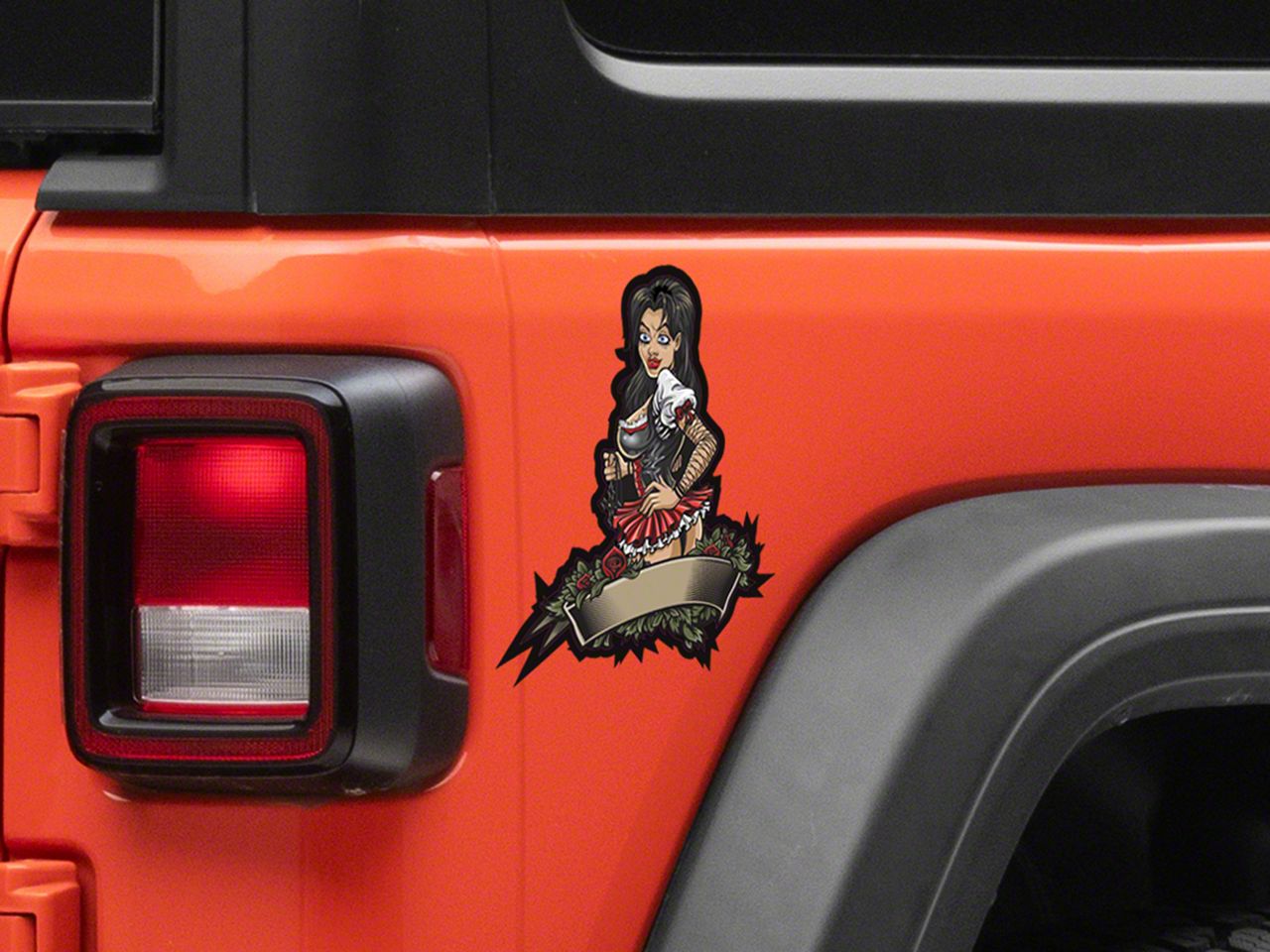 SEC10 Jeep Wrangler Pin-Up Girl; Style 2 T600879 (Universal; Some Adaptation May Be Required ...