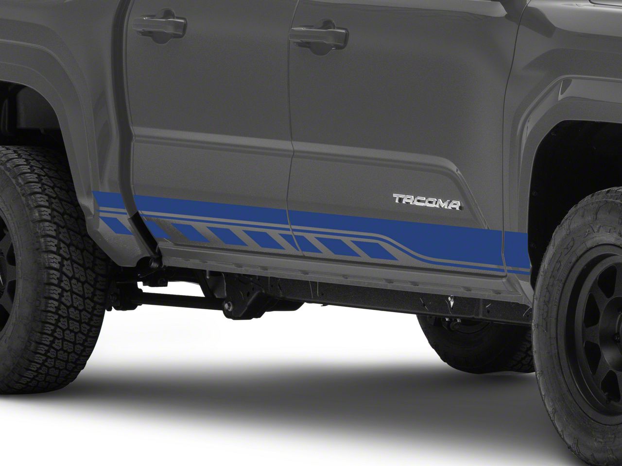 SEC10 Tacoma Dash and Striped Rocker Stripes; Blue T601750 (Universal ...