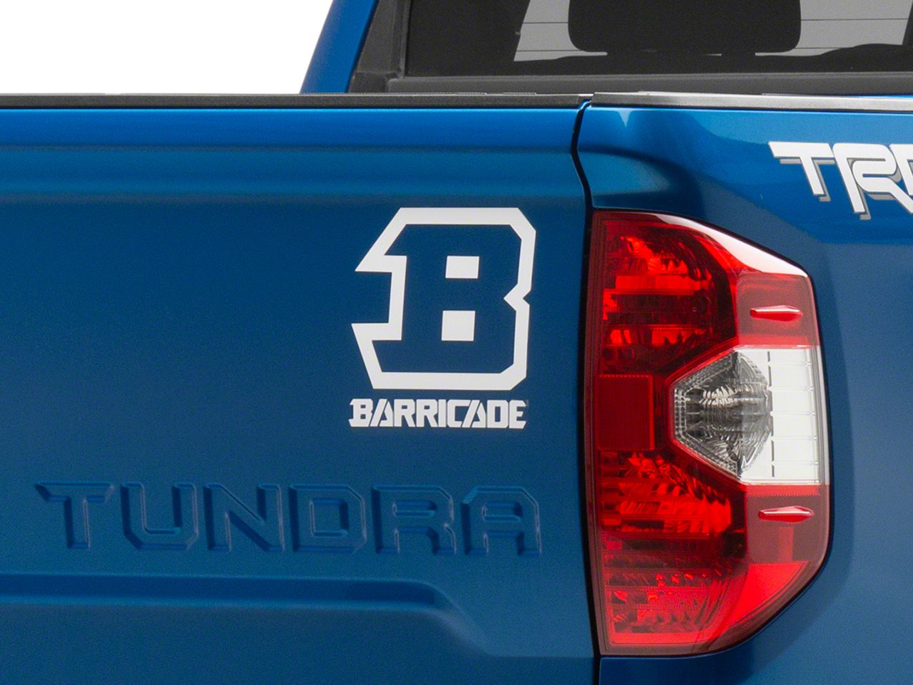 SEC10 Tundra Barricade B-Block Decal; White J172649 (Universal; Some ...