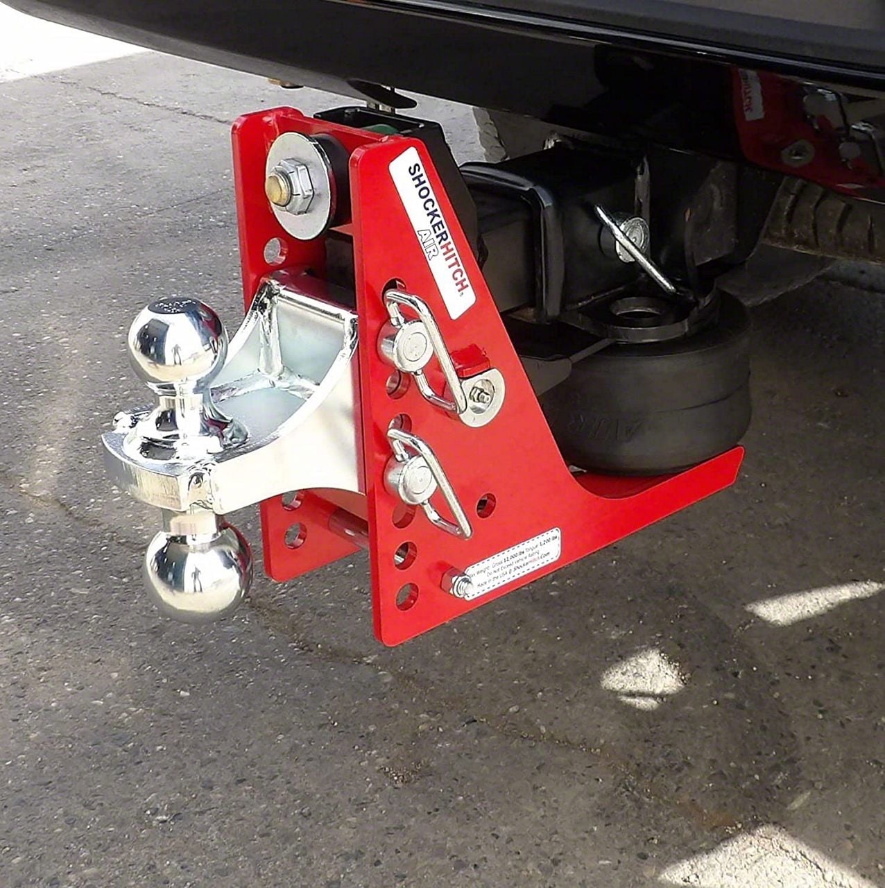 Shocker Hitch Toyota 4-Runner Air 2-Inch Receiver Hitch Ball Mount with ...