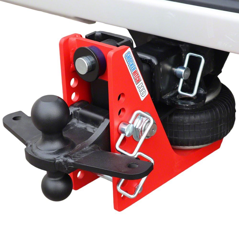 Shocker Hitch Universal XT HD 20K Air Bumper Hitch and Black Combo Sway ...