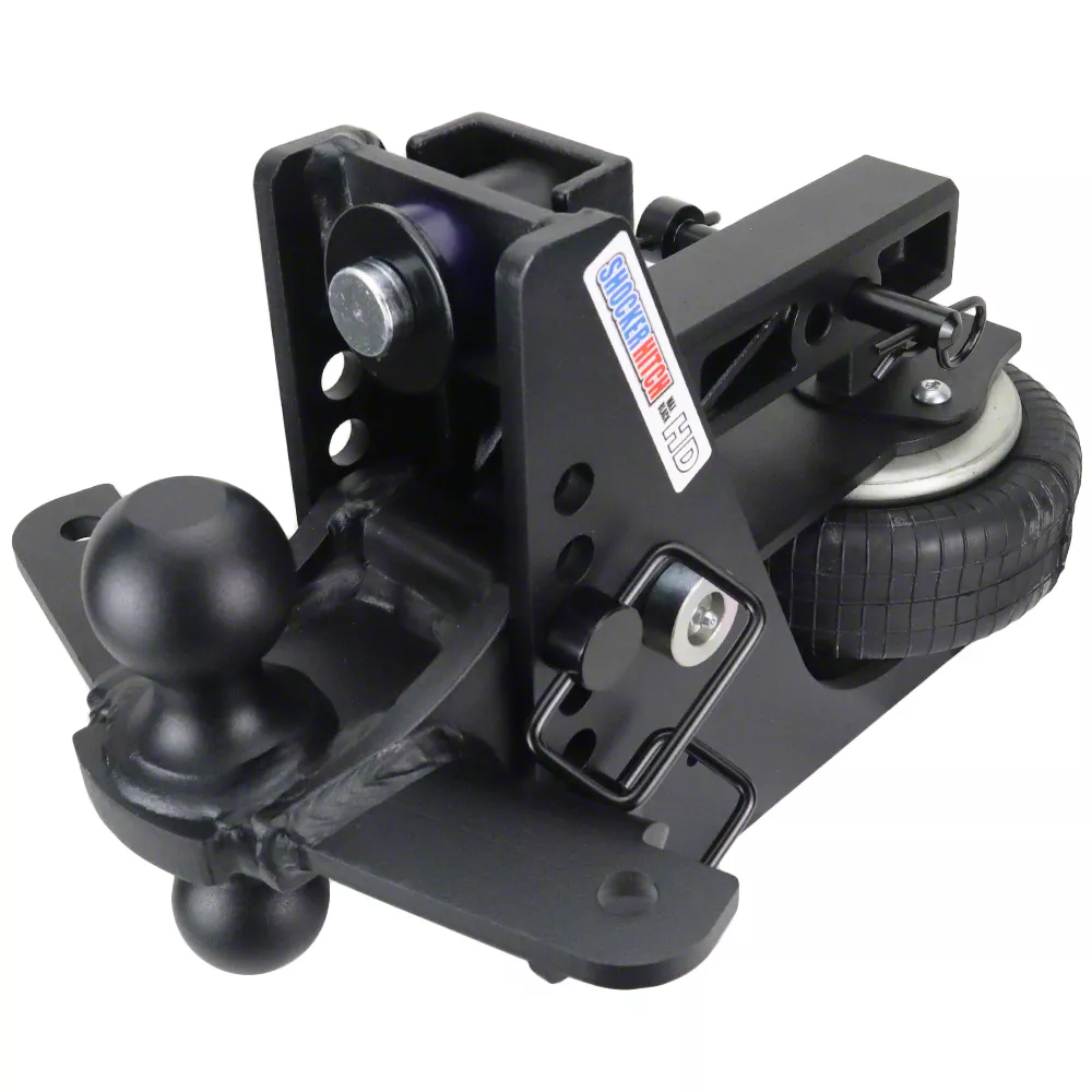 Shocker Hitch Universal XT HD 20K Max Black Air Hitch and Black Combo ...