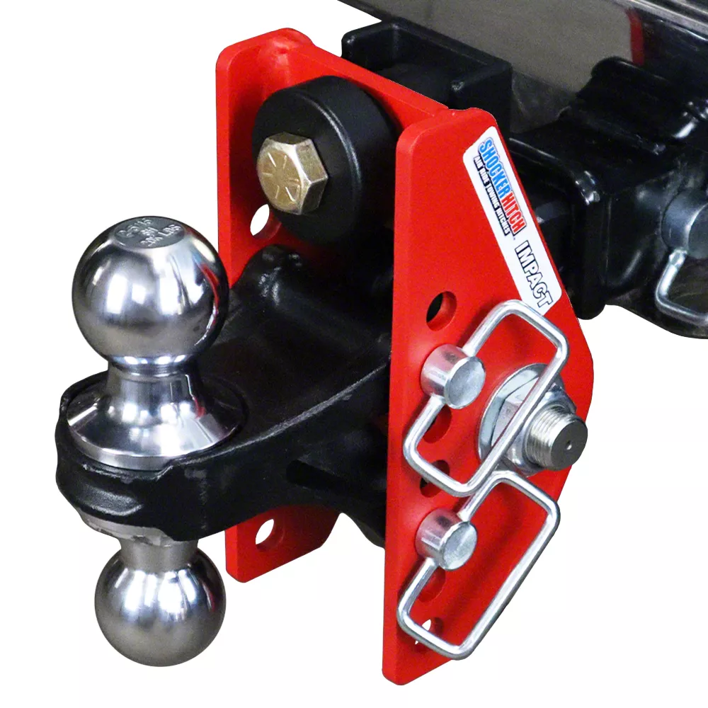 Shocker Hitch Universal XT Impact 14K Cushion Hitch and Chrome Combo ...